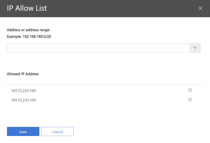Allow List mailservers - Microsoft Office 365